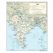India Transportation map - Maps of India