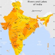 Rivers map of India - Maps of India