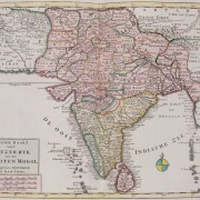 India historical map 1700 1792 from The Historical Atlas - Maps of India