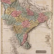 India historical map 1700 1792 from The Historical Atlas - Maps of India