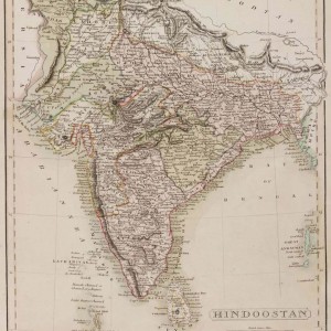 India historical map 1700 1792 from The Historical Atlas - Maps of India