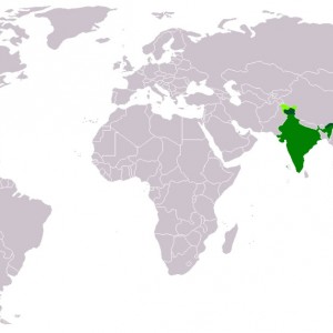 India location world map - Maps of India