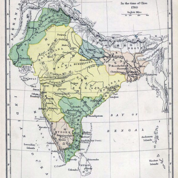 Historic maps british India - Maps of India