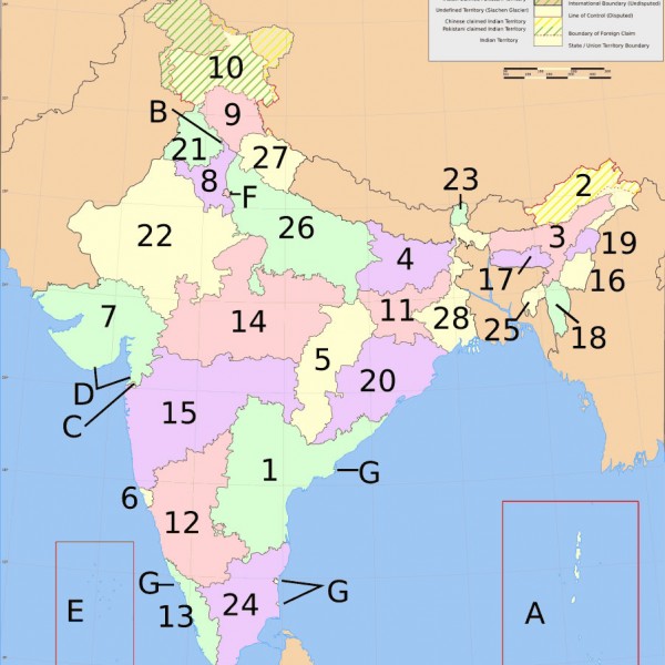India districts map - Maps of India