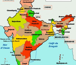 India states Map - Maps of India