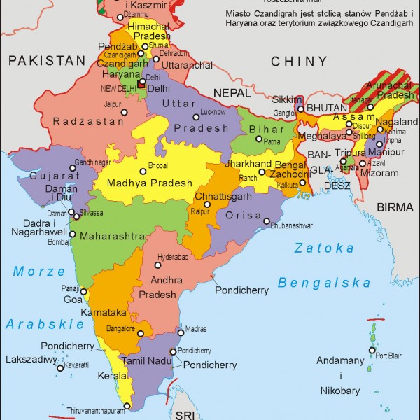 India districts map - Maps of India