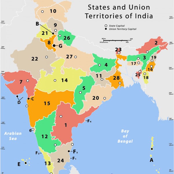 India districts map - Maps of India