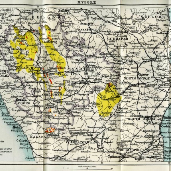 India historical map 1700 1792 from The Historical Atlas - Maps of India